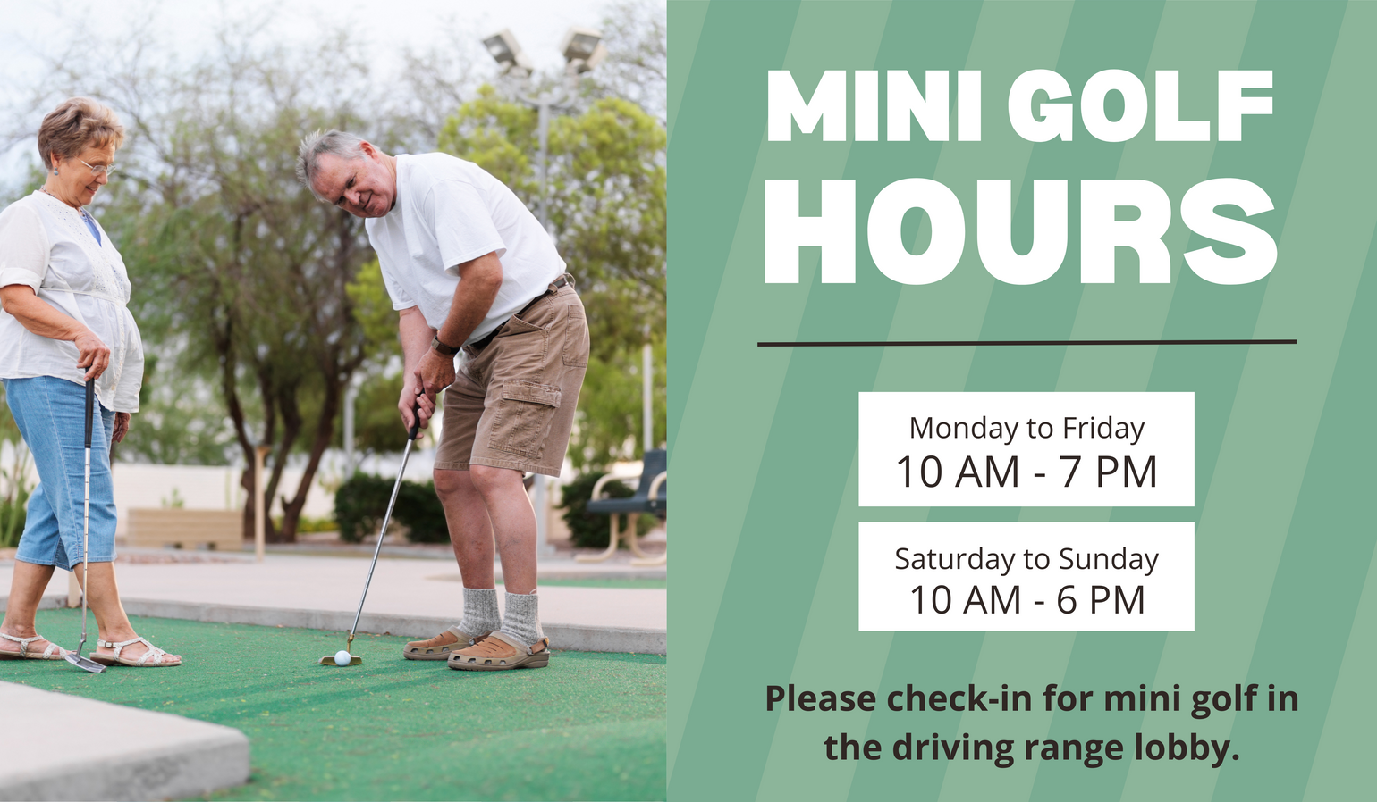 Mini Golf – Chris Cote's Golf Shop